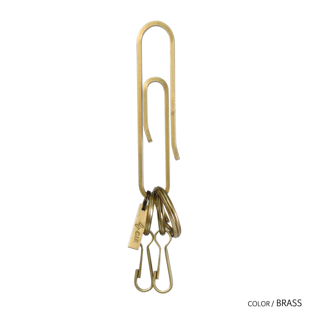 CIE - BRASS KEY FOB - CLIP TYPE